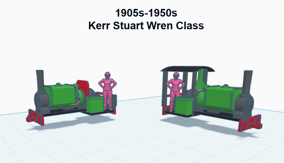 🛤️ Kerr Stuart Wren Class (HOn30/OO9)・Free 3D File for ・Cults