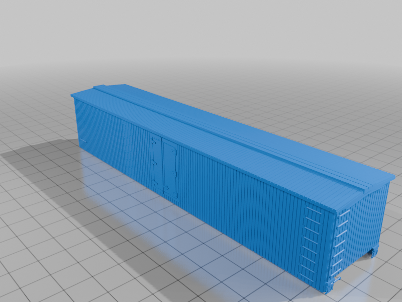 🥛 47' Milk Reefer (HO SCALE)・Free 3D File for ・Cults