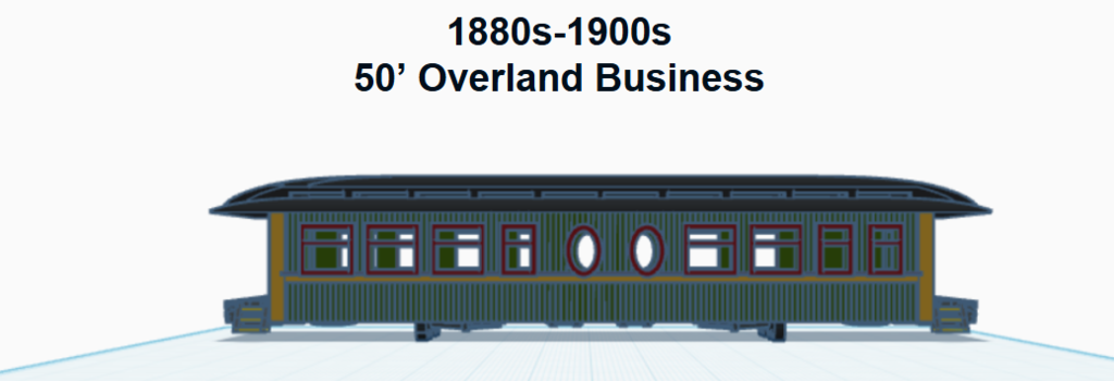 Free 3D file 50' Overland Business Car (HO SCALE) 🚗 ・Design to download ...