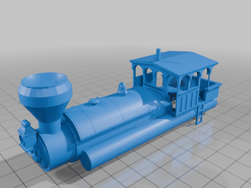 🎲 Reuben Wells (0-8-0 1886 version) (HO SCALE)・Free 3D File for ・Cults