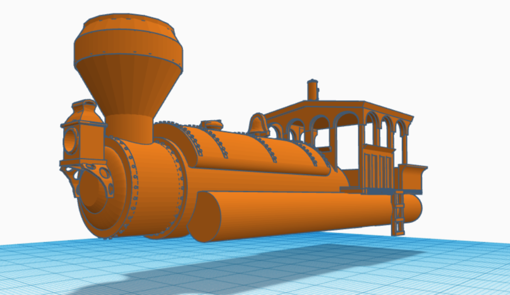 🎲 Reuben Wells (0-8-0 1886 version) (HO SCALE)・Free 3D File for ・Cults