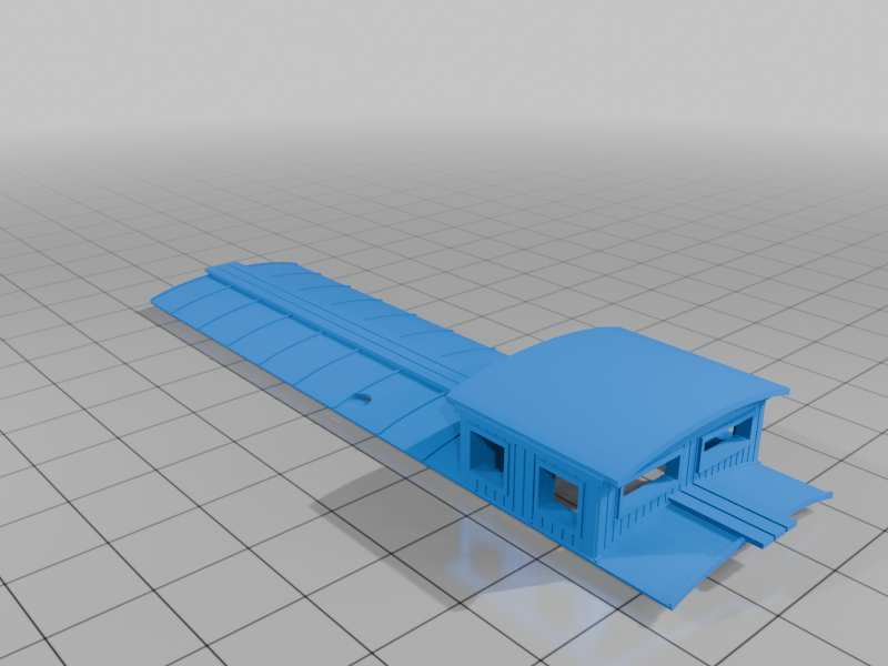 🚆 Maine 2fter Drover Caboose (HOn30/HOn3)・Free 3D File for ・Cults