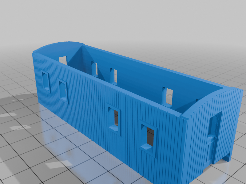 Free 3D file L&N "Woody" Caboose (HO SCALE) 🚆 ・3D printable object to ...