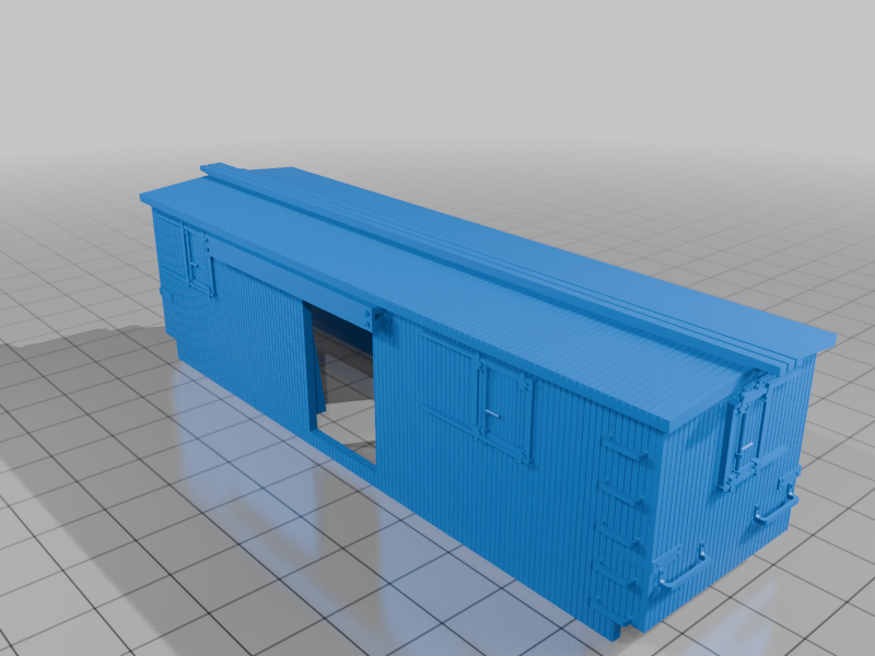 🚆 CCC&StL Coal Boxcar (HO SCALE)・Free 3D File for ・Cults