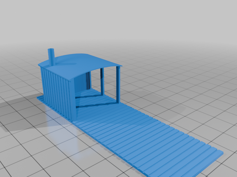 🚗 1860's 29' Blacksmith car (HO SCALE/HOn3)・Free 3D File for ・Cults