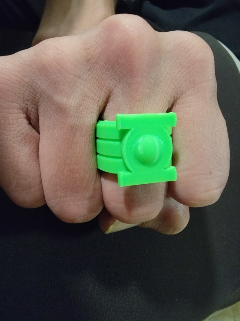 💍 Kyle Rayner GreenLantern Ring・ STL File for 3D printing・Cults