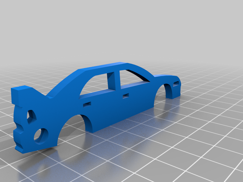 Free 3D file Mitsubishi EVO 4 keychain 🗝️・3D printer model to download ...