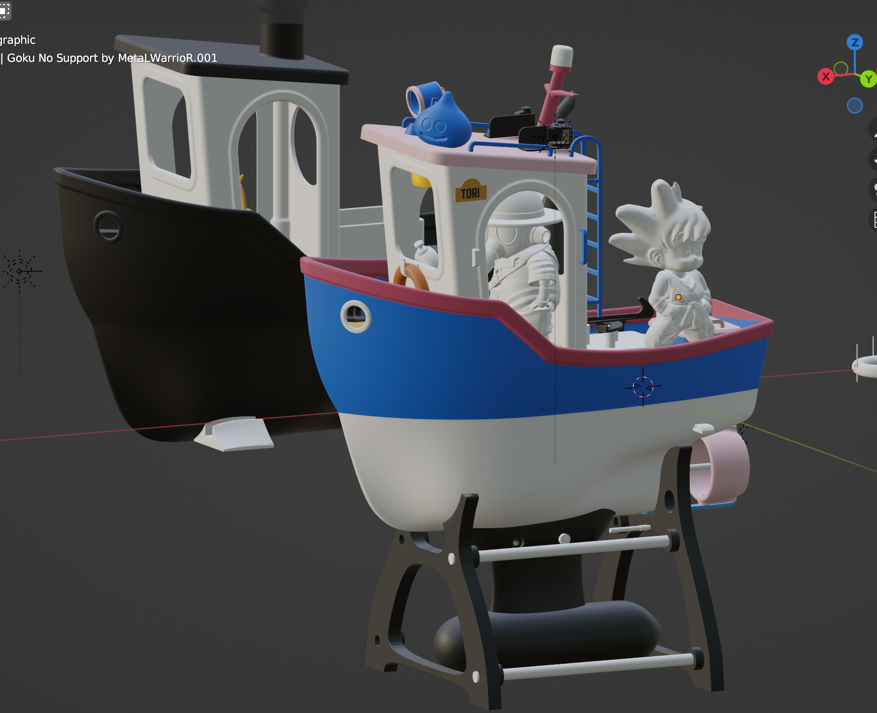 3D print RC Benchy・Cults