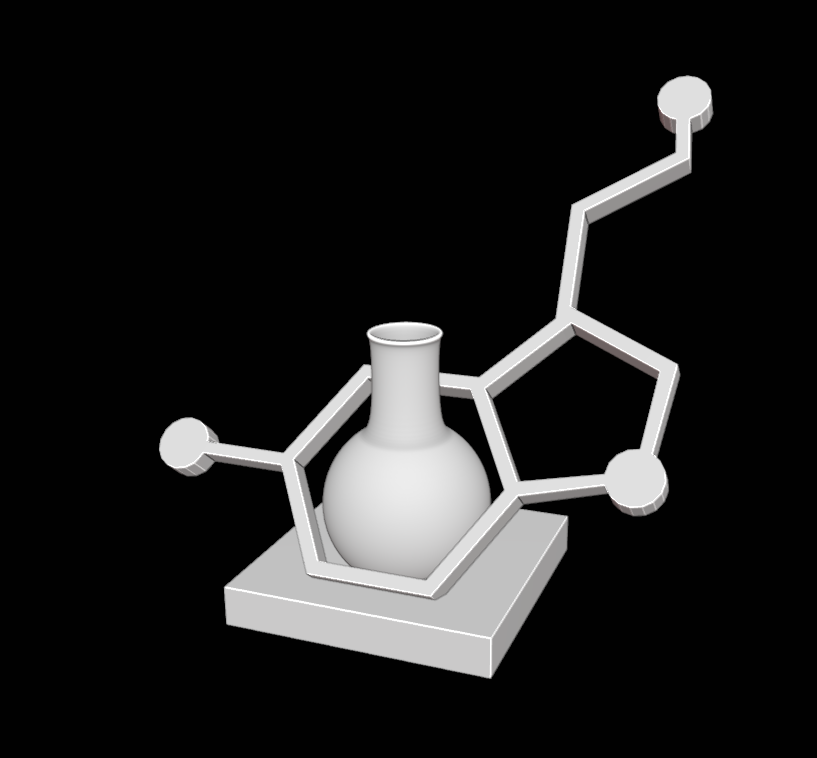 Free 3D file chemistry flask decoration 🪞・Design to download and 3D ...