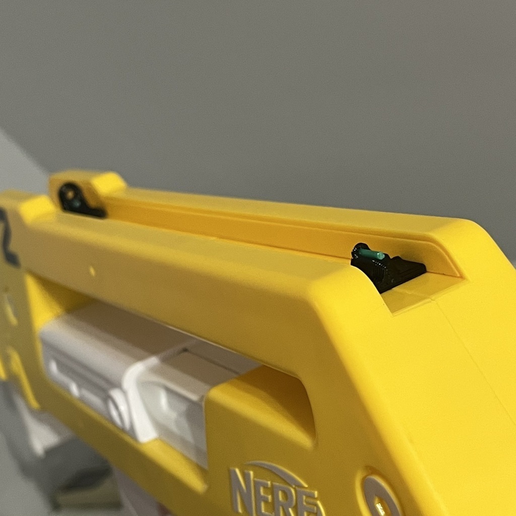 💧 NERF M41A PULSE RIFLE DROP IN IRONSIGHTS・Free 3D File for ・Cults