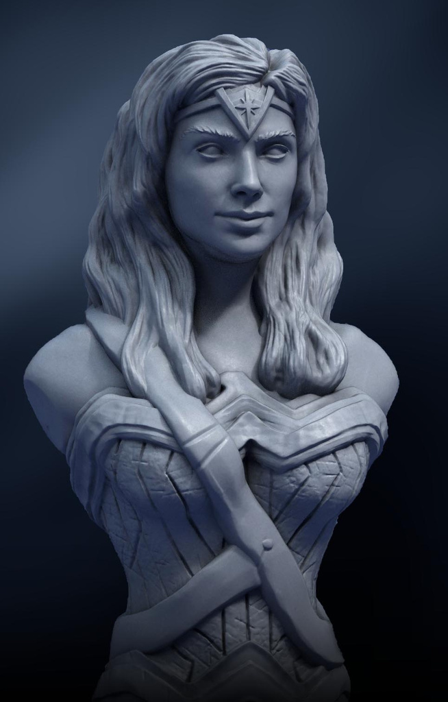 👩 Wonder woman 3D・Free 3D File for ・Cults