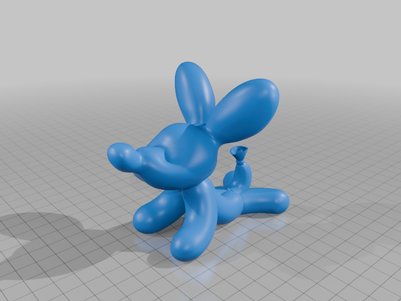 🎈 Cute balloon Dog・Free 3D File for ・Cults