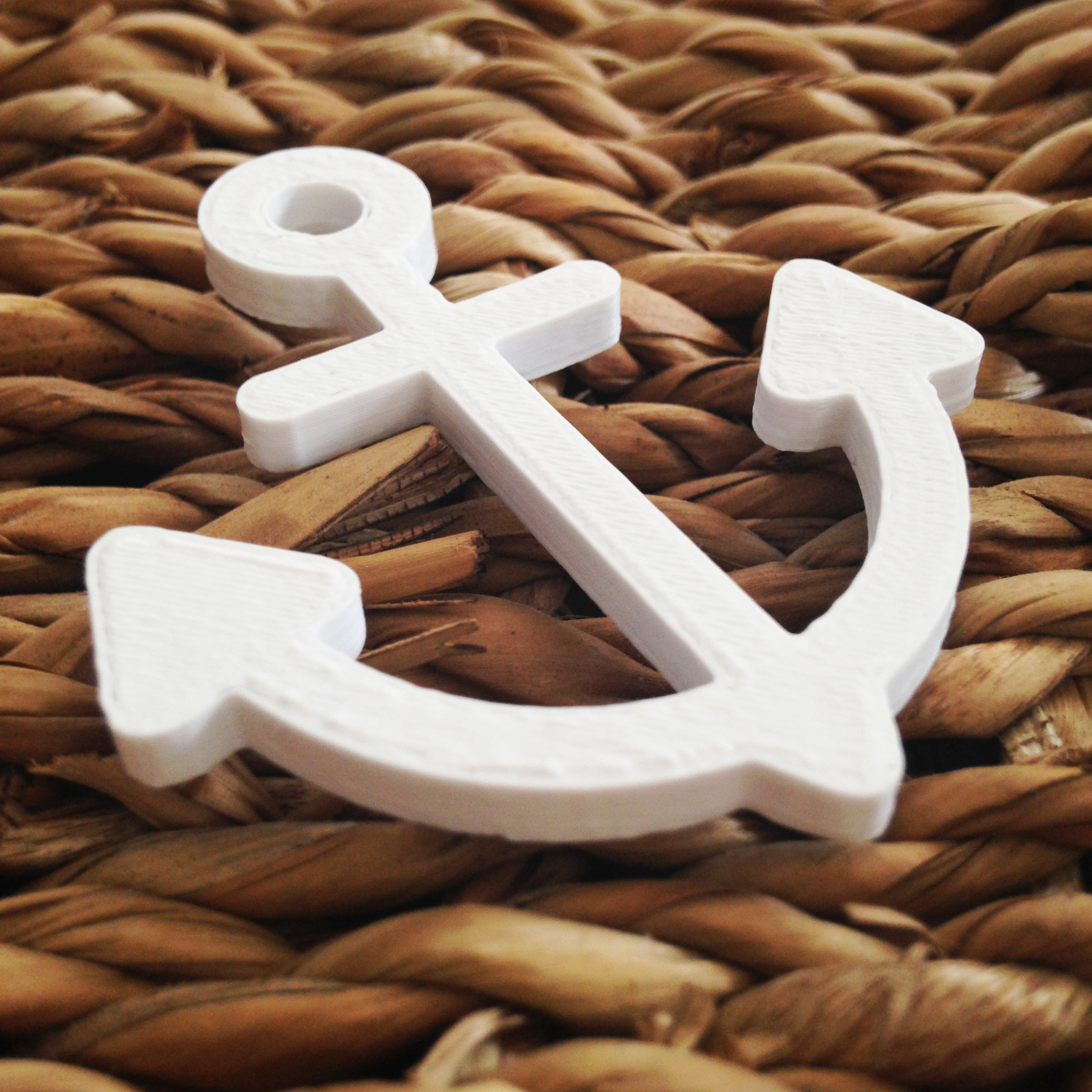 ⚓ Anchor Keychain・Free STL File for ・Cults