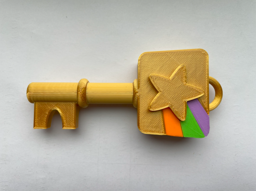 🔑 The Key to Mabel's Bubble - Gravity Falls・Free STL File for 3D ...