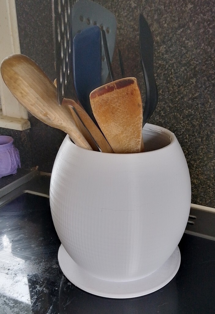🪴 Utensil Pot・Free 3D File for ・Cults