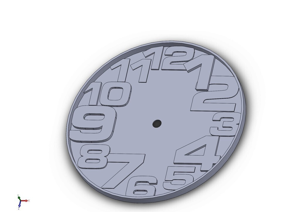 🕰️ 3D wall clock・Free 3D File for ・Cults