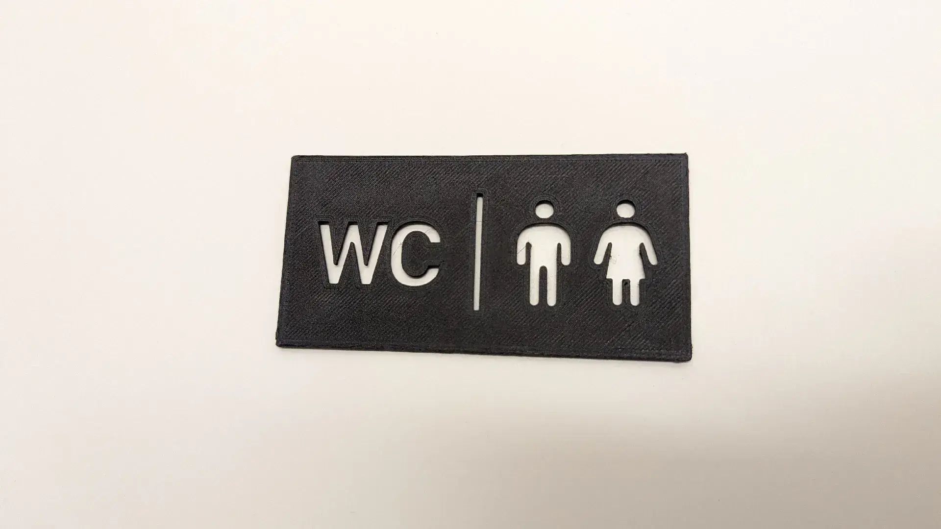 🚽 Toilet/Restroom Sign | IconSystem3D・Free 3D File for ・Cults