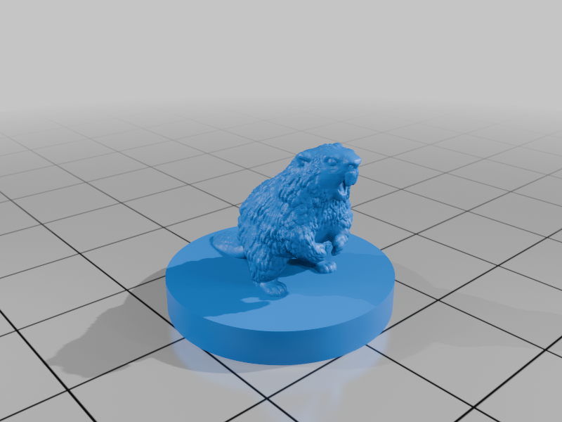 😡 Giant Angry Canadian Beaver 17mm & 25mm (DND / TTRPG)・Archivo 3D ...