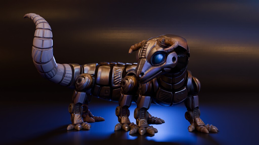 🎲 Clockwork Behir - Huge Construct (DND / TTRPG)・Free 3D File for ・Cults