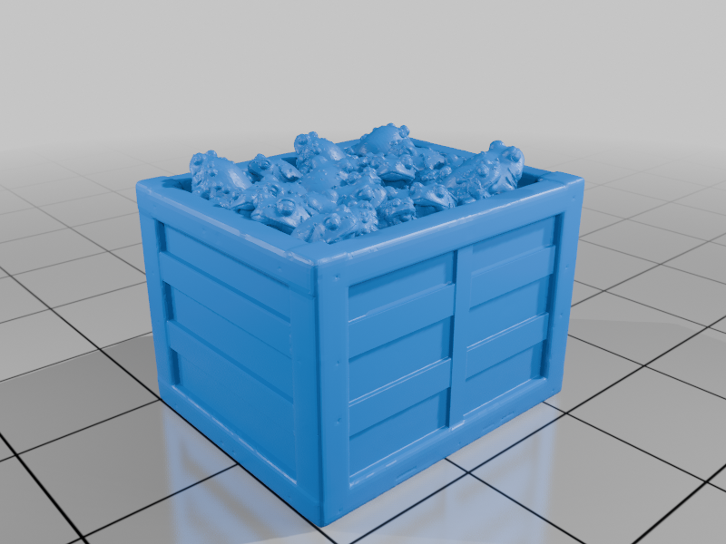 Free 3D file Crate Full of Toads - Terrain/Scatter - 17mm+toads (DND ...