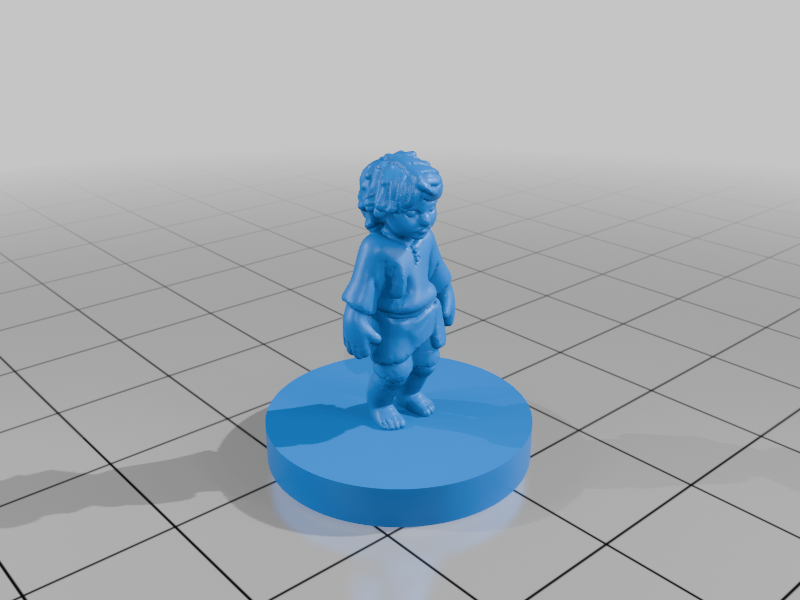 🧒 Child Boy NPC (DND / TTRPG)・Free 3D File for ・Cults