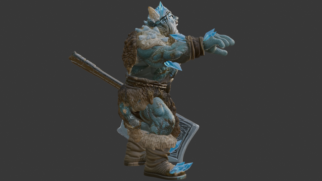 🧟 Frost Giant Zombie - Huge Giant (DND / TTRPG)・Free STL File for 3D ...