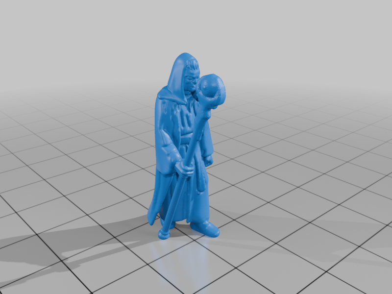 🎲 Archmage Warlock NPC (DND / TTPRG)・Free 3D File for ・Cults