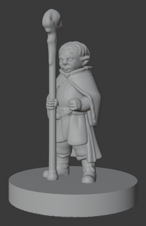 Free 3D file Halfling Wizard (20mm + chonky version) (DND / TTRPG) 👽 ...