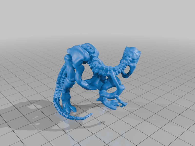 🦖 T-Rex / Dinosaur Skeleton V2 (DND / TTRPG)・Free STL File for 3D ...