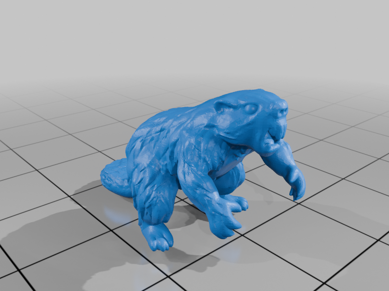 😡 Angry Canadian Beaver #2 (DND / TTRPG)・Archivo 3D Gratis para ・Cults