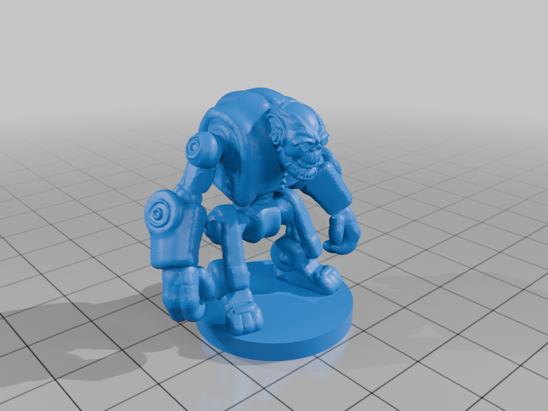 Free 3D file Ogre Robot (32mm/54mm) (DND/TTRPG) 👹 ・3D printing template ...