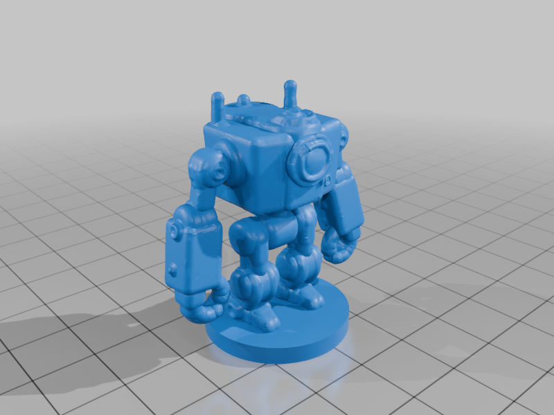 🤖 Robot / Headless Mech (32mm/54mm) (DND / TTRPG)・Free STL File for 3D ...