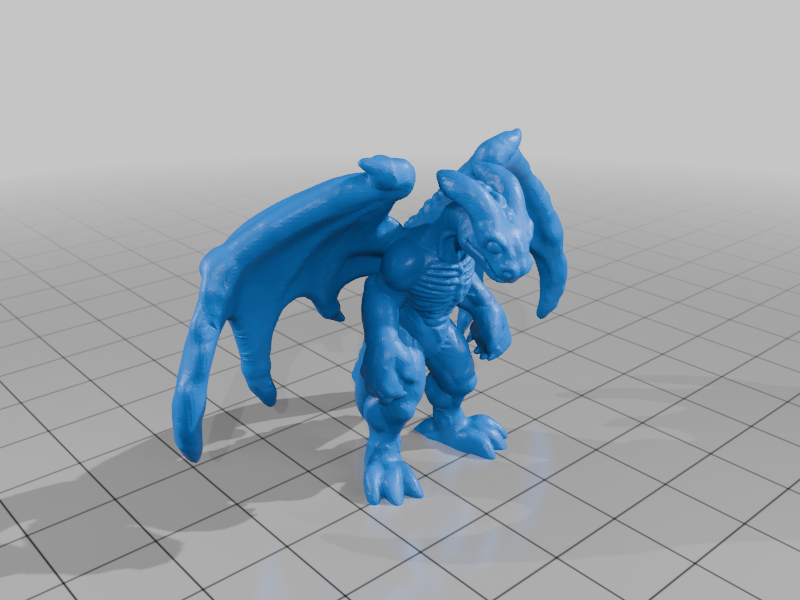 🐉 Kobold Winged, Dragon spawn (DND / TTRPG)・Archivo 3D Gratis para ・Cults