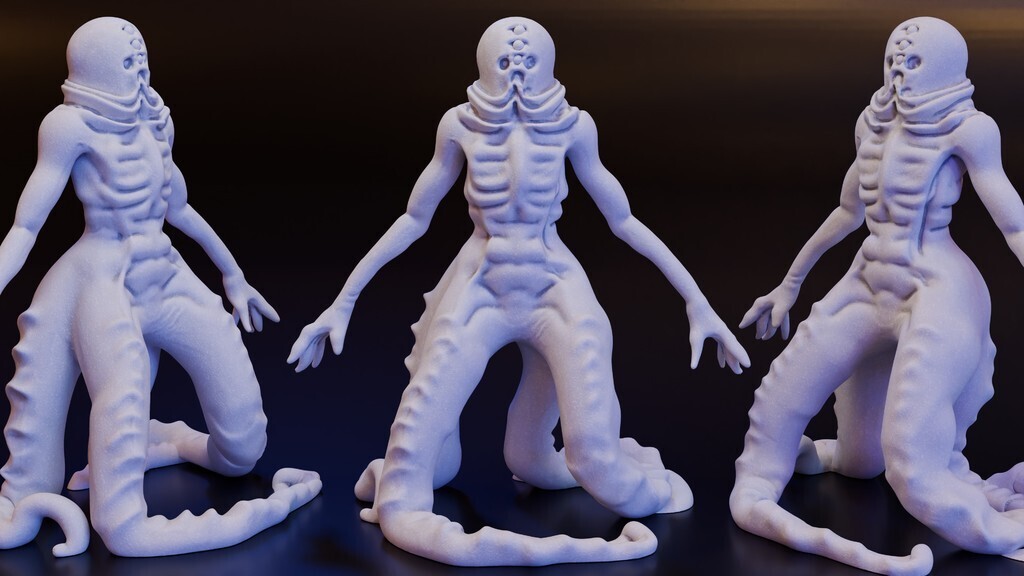 🎲 Aboleth Spawn (DND / TTRPG)・Free 3D File for ・Cults