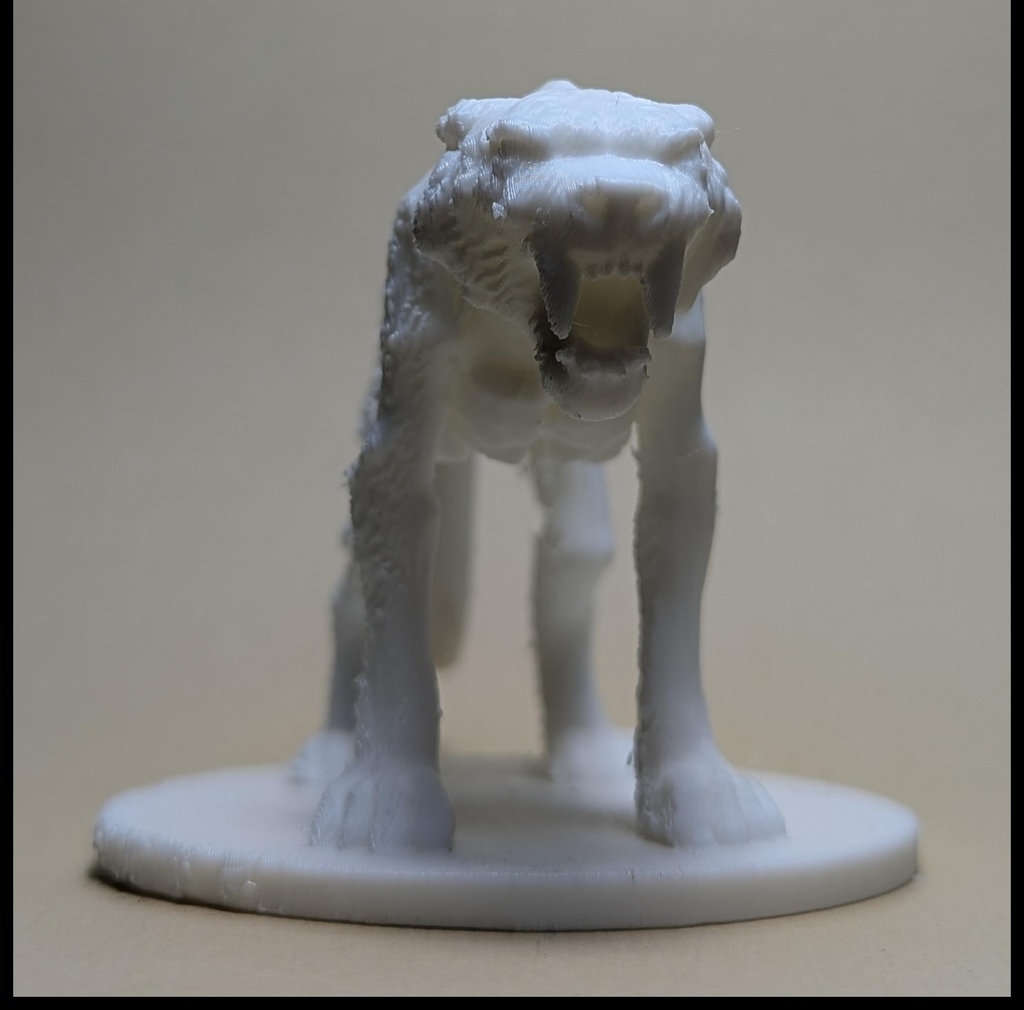 Free STL file Zombie Sabertooth Tiger (DND / TTRPG) 🧟 (OBJ)・Model to ...