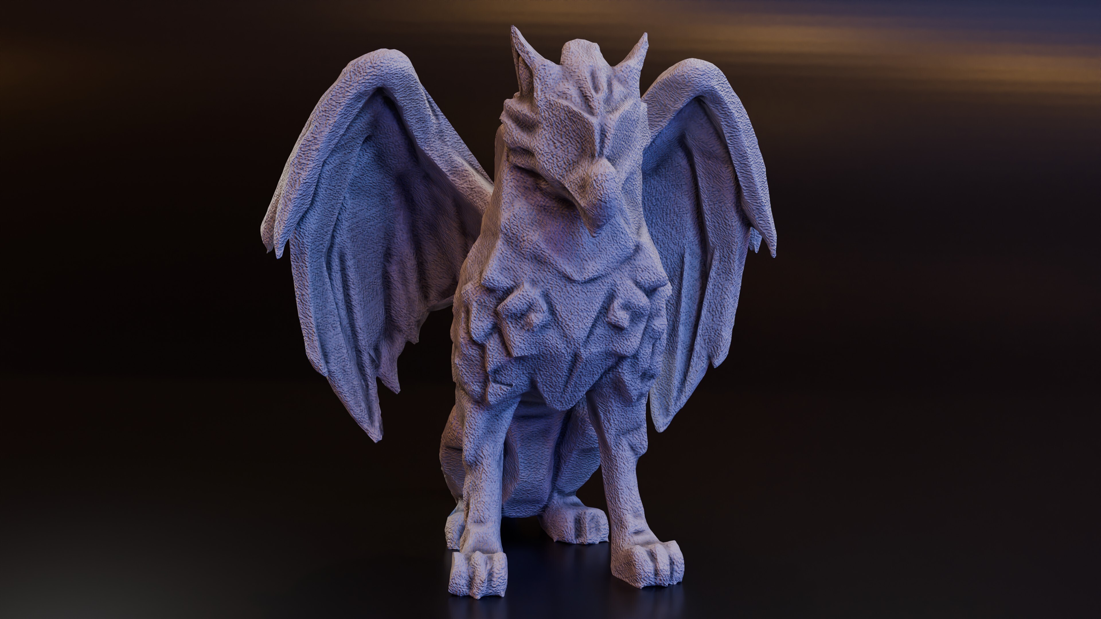 🎲 Griffon, 50mm (DND / TTRPG)・Free 3D File for ・Cults