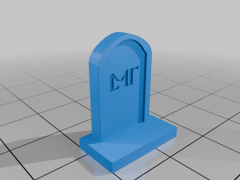🎲 Simple Graves (DND / TTRPG)・Free 3D File for ・Cults