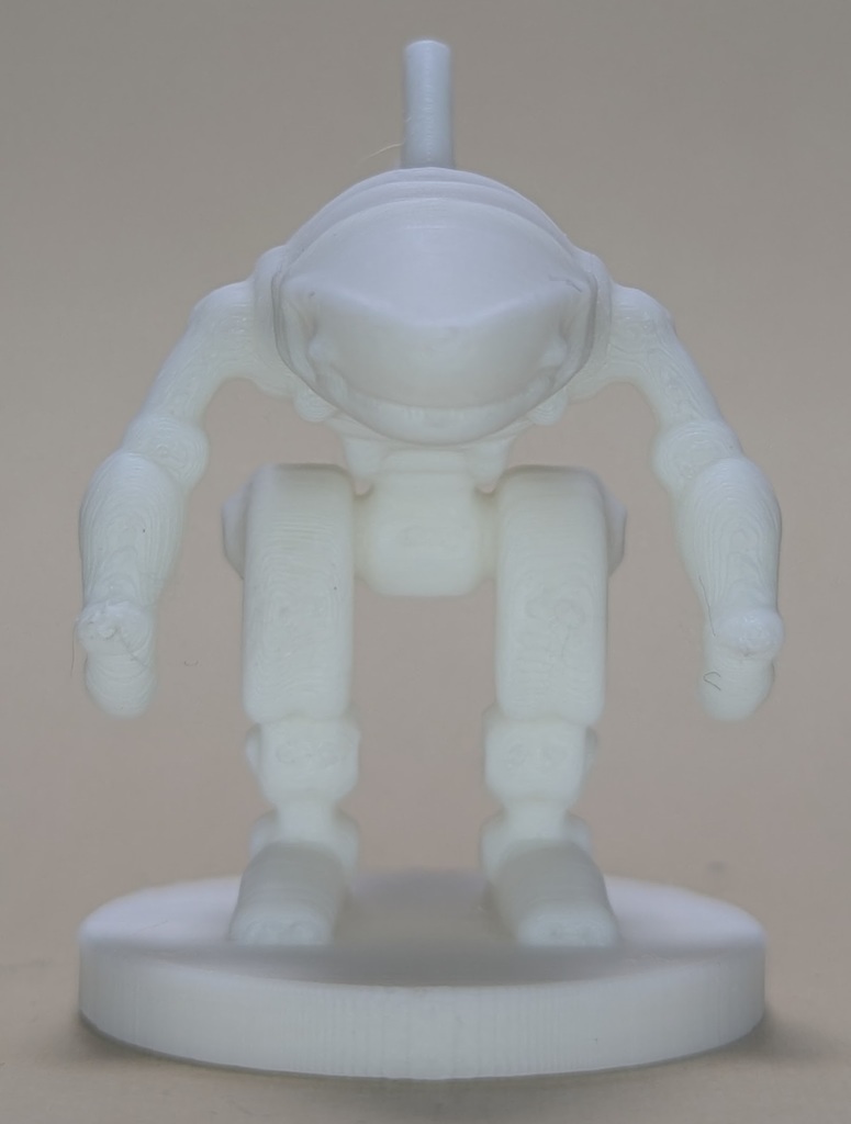🦈 Shark Robot (32mm) (DND / TTRPG)・Free STL File for 3D printing・Cults