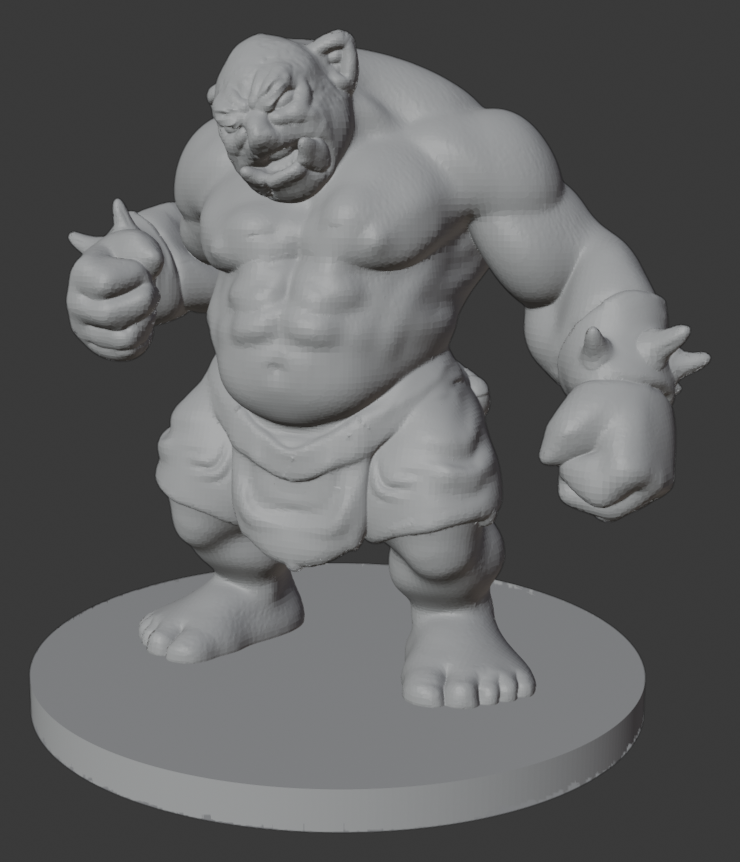 👹 Ogre #3 50mm (DND / TTRPG)・Free 3D File for ・Cults