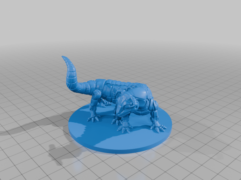 🎲 Clockwork Behir - Huge Construct (DND / TTRPG)・Free 3D File for ・Cults