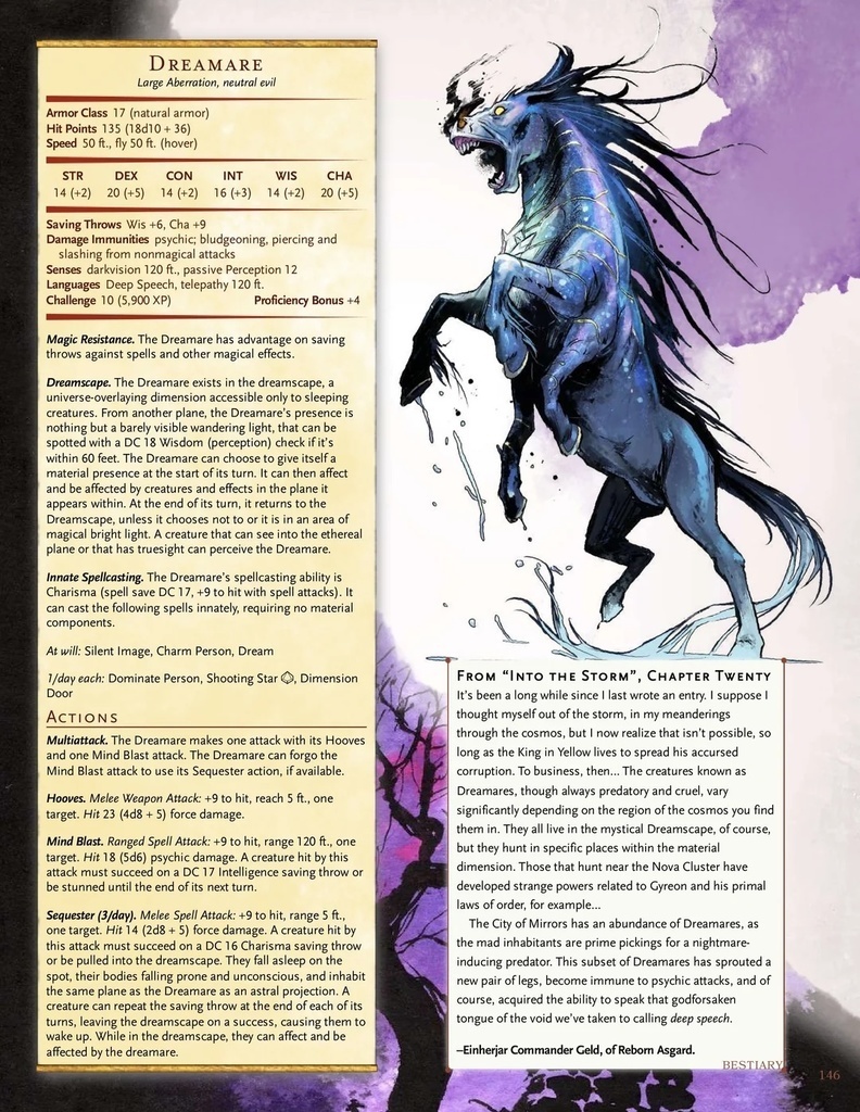 🎲 Dreamare, Codex of Strings (DND / TTRPG)・Free 3D File for ・Cults