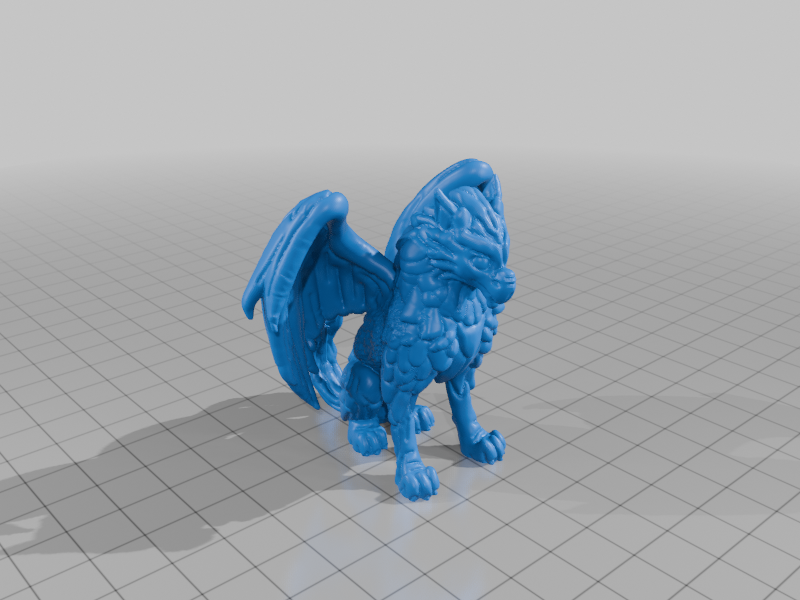 🎲 Griffon, 50mm (DND / TTRPG)・Free 3D File for ・Cults