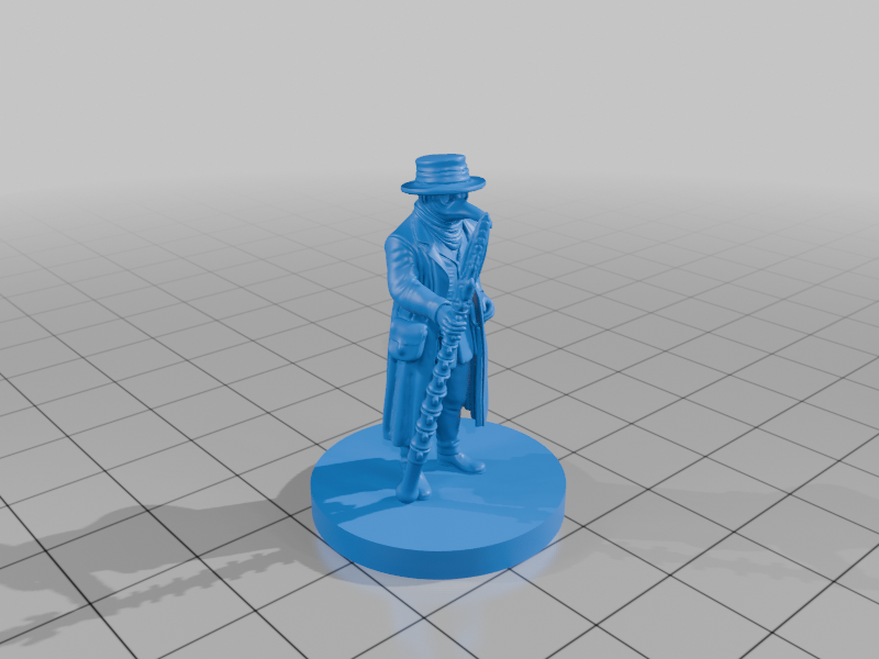 🩺 Cleric - Plague Doctor (DND / TTRPG)・Free STL File for 3D printing・Cults