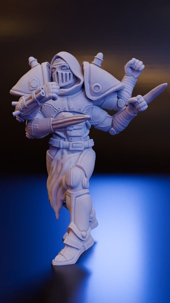 🖖 Vulcan 582 - Warforged Champion (DND / TTRPG)・Free STL File for 3D ...
