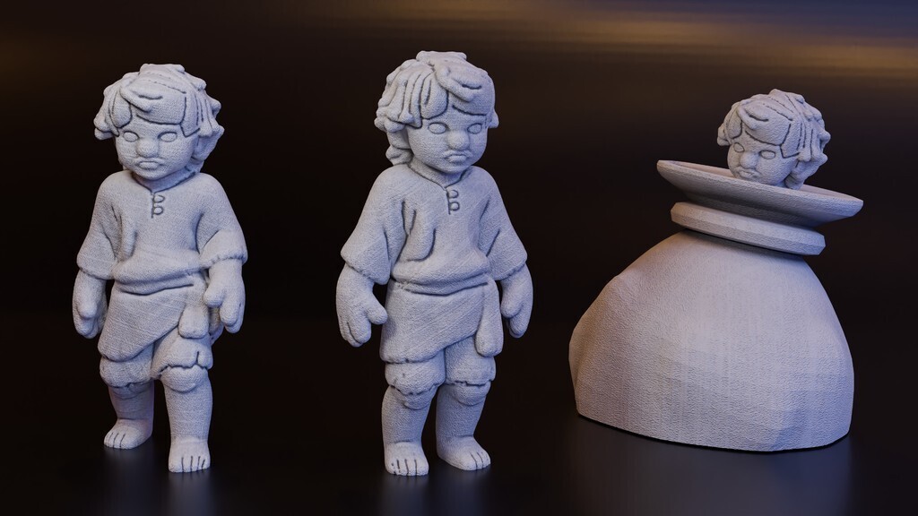 🧒 Child Boy NPC (DND / TTRPG)・Free 3D File for ・Cults