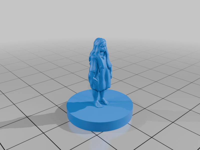🧒 Child Girl NPC, Gertruda/Arabella (DND / TTRPG)・Free 3D File for ・Cults