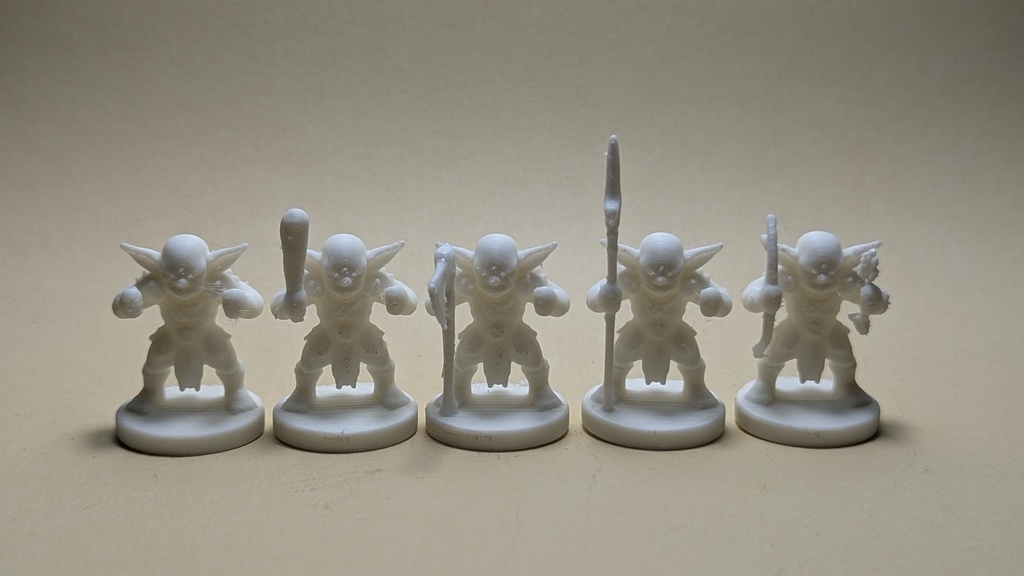 👺 Chibi / Retro Goblin Fighter 20mm (DND/TTRPG)・Free STL File for 3D ...