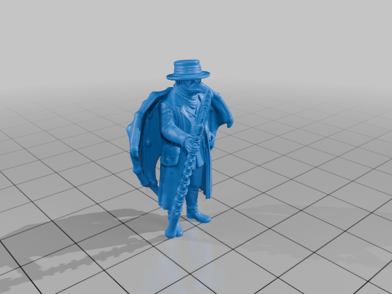🩺 Cleric - Plague Doctor (DND / TTRPG)・Free STL File for 3D printing・Cults