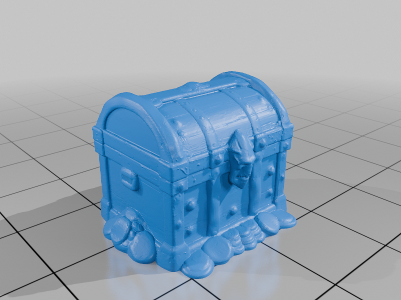 Archivo STL gratis Mimic Treasure Chest (DND / TTRPG) 👹 ・Objeto de ...