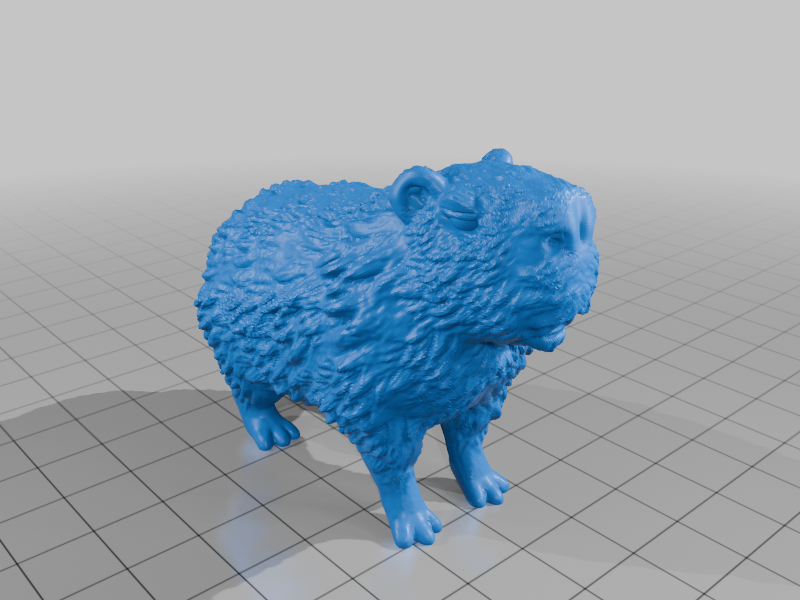 🎲 Capybara Mount 20mm, 25mm & 50mm (DND / TTRPG)・Free 3D File for ・Cults